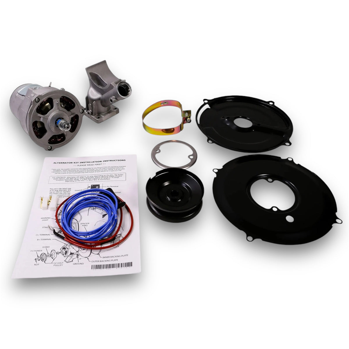 T1 Beetle/Ghia Bosch Alternator Conversion kit - 55Amp – EvaResto ...