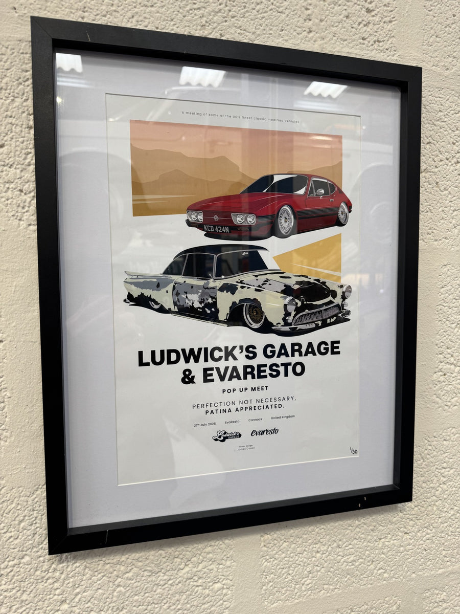 EvaResto x Ludwick's Garage Pop Up Print - Limited Quantities ...